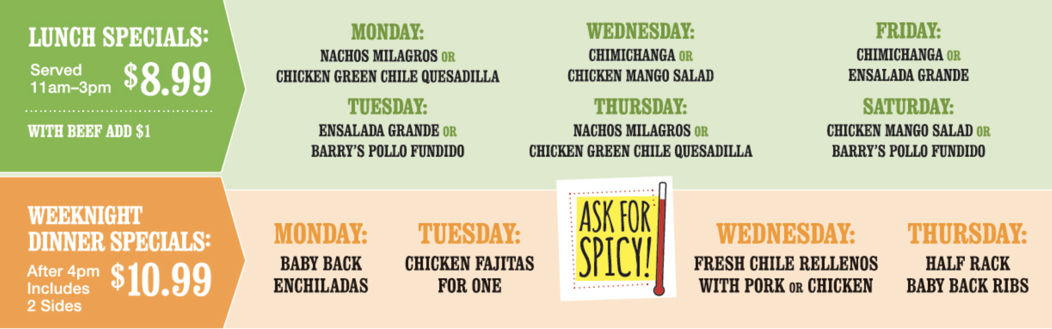 Milagros Mouthwatering Menu – Milagros Utah