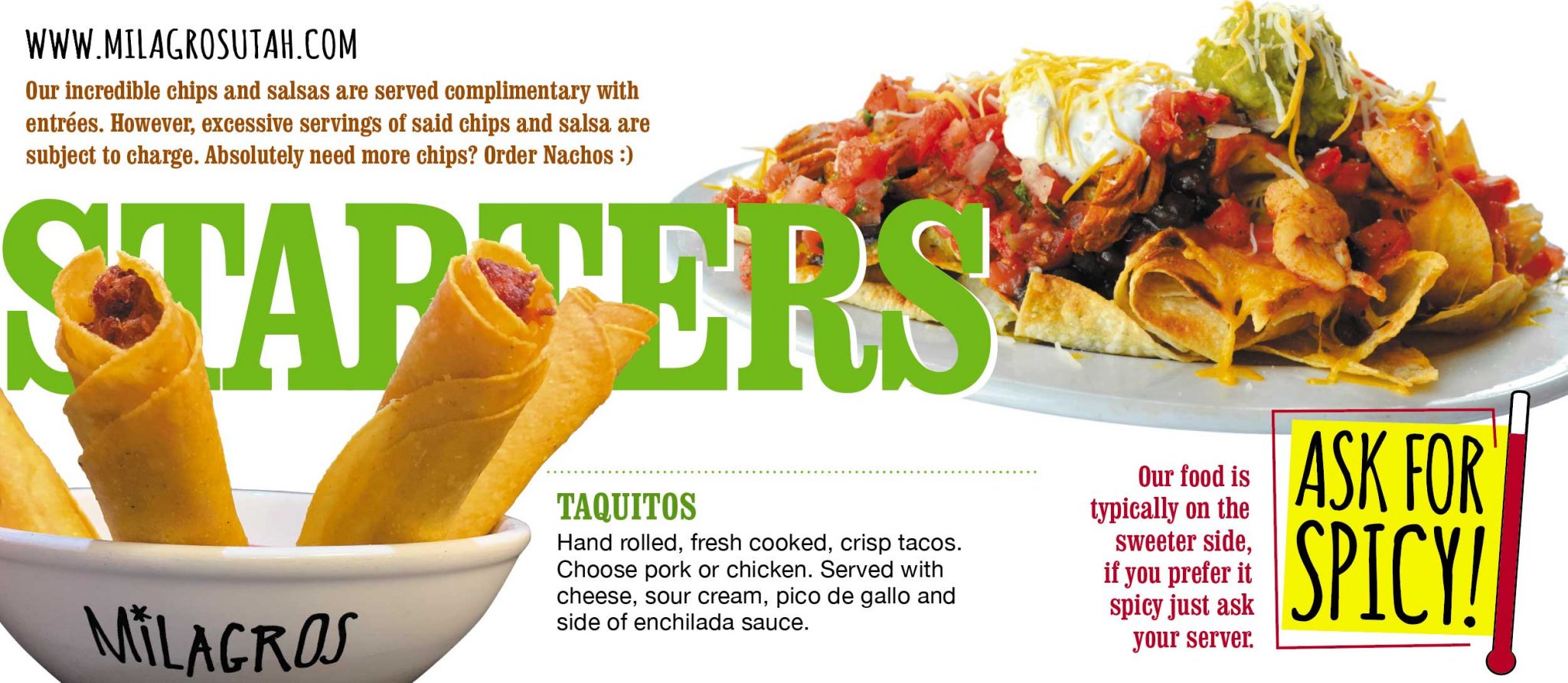 Milagros Mouthwatering Menu | The Best Mexican Food In Utah
