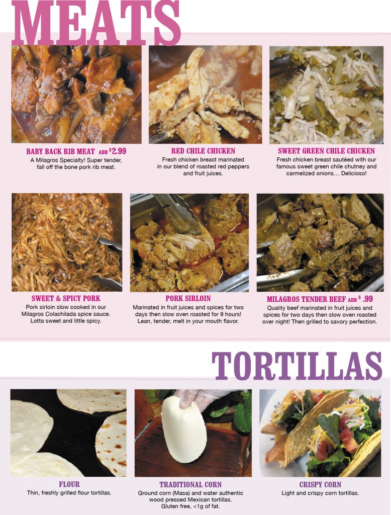 Milagros Mouthwatering Menu | The Best Mexican Food In Utah