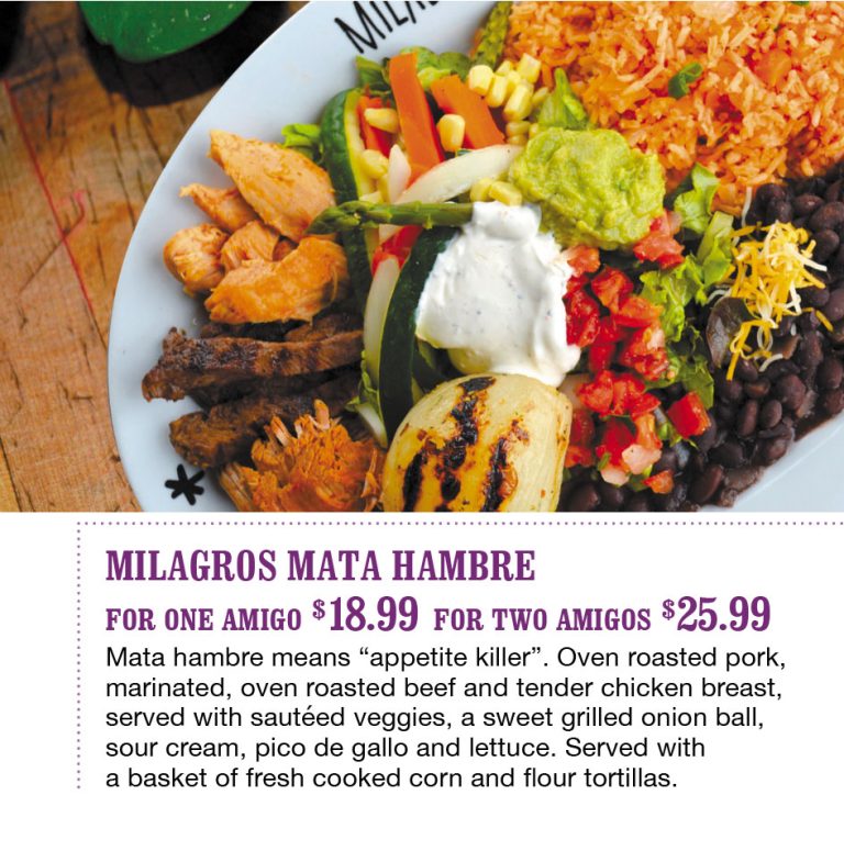 Milagros Mouthwatering Menu | The Best Mexican Food In Utah